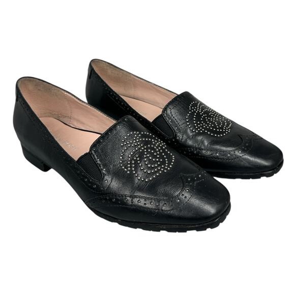 Taryn Rose | Shoes | Taryn Rose Shoes Black Leather Oxford Loafers ...